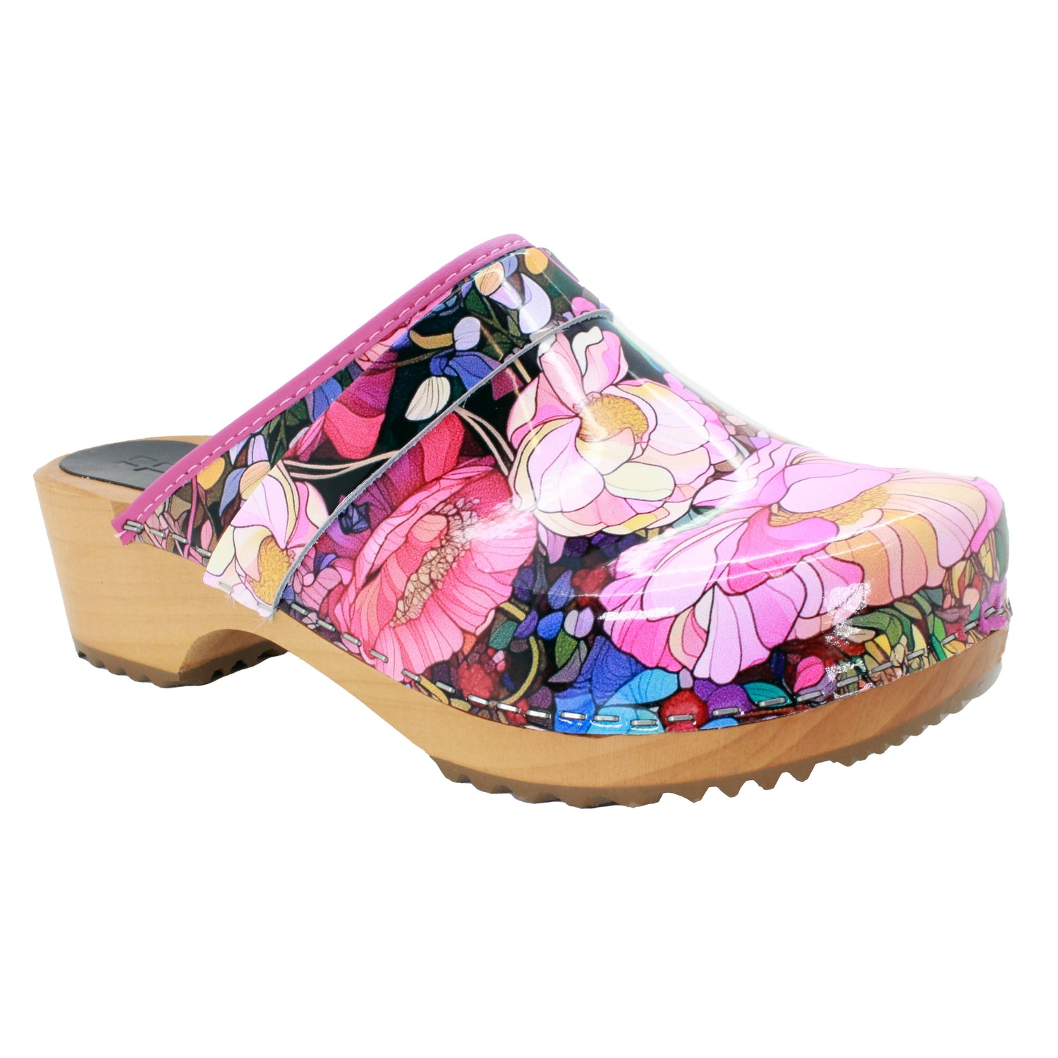 Maja Wood ISA Leather Clogs – BJORK Swedish Comfort