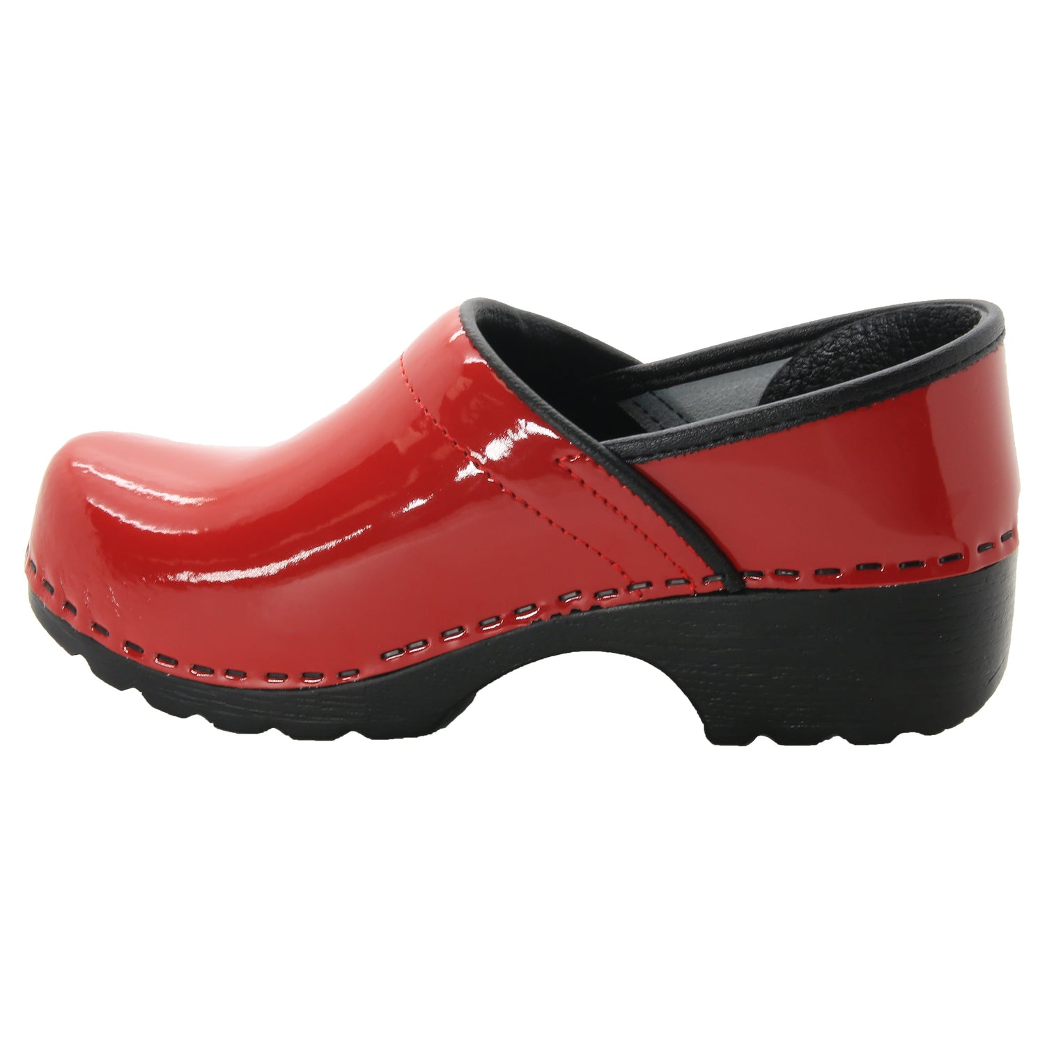 BJORK Women's Swedish Professional Red Patent Leather Clogs – BJORK ...