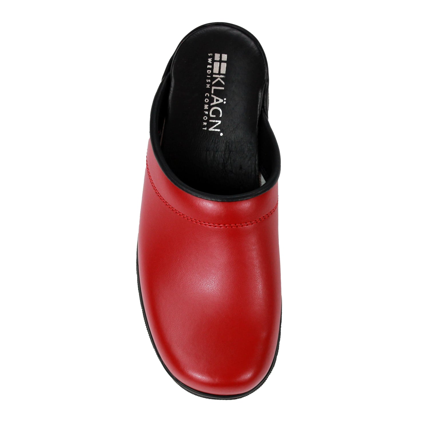 Flex Pro Open Back Red Leather Clogs – BJORK Swedish Comfort