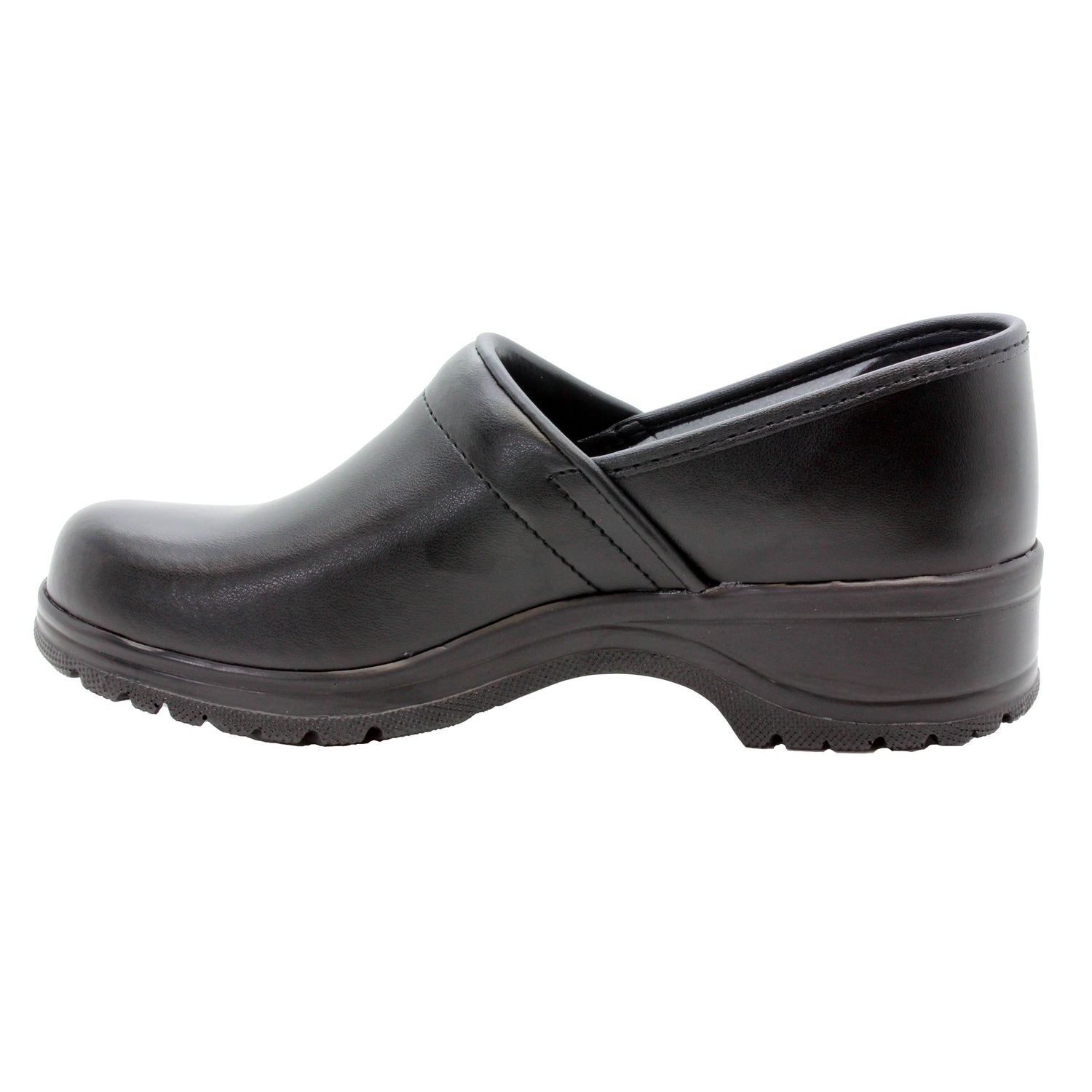 Flex Pro Closed Back Black Leather Clogs – BJORK Swedish Comfort