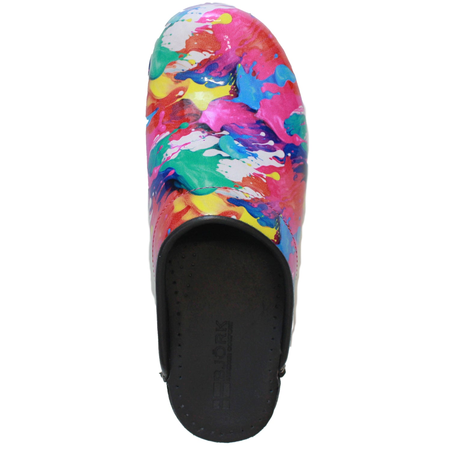 Splat Open Back Pro Leather Clogs – BJORK Swedish Comfort