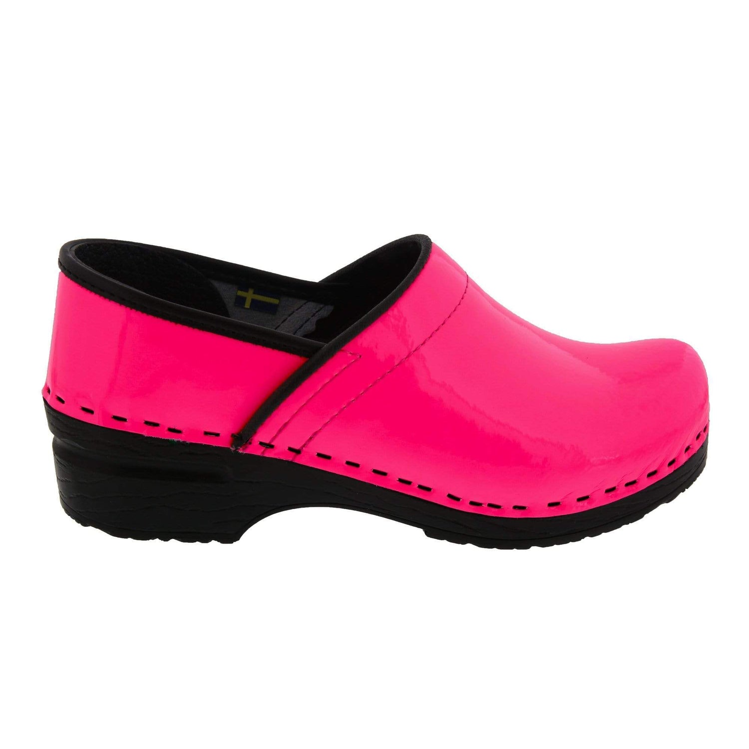 Professional ELSA Neon Pink (Ltd. Edition) Patent Leather Clogs – BJORK ...