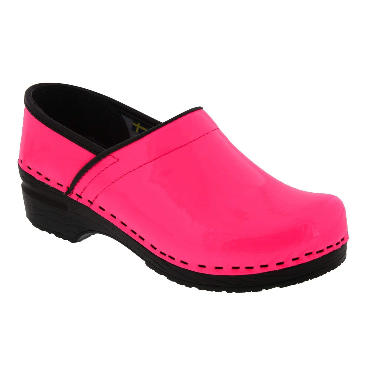 Professional ELSA Neon Pink (Ltd. Edition) Patent Leather Clogs – BJORK ...