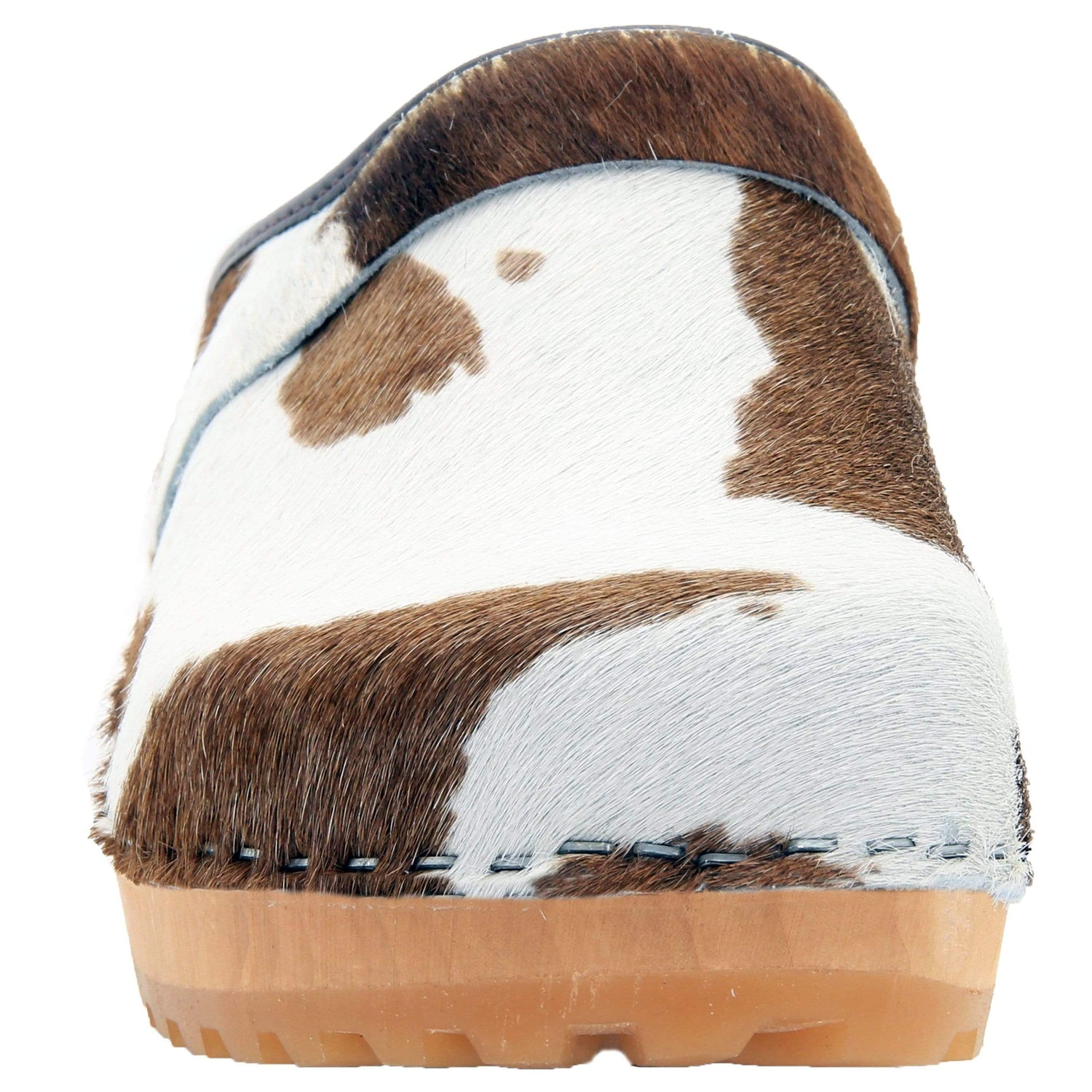 Safari Wood Open Back Brown Cow Leather Clogs – BJORK Swedish Comfort