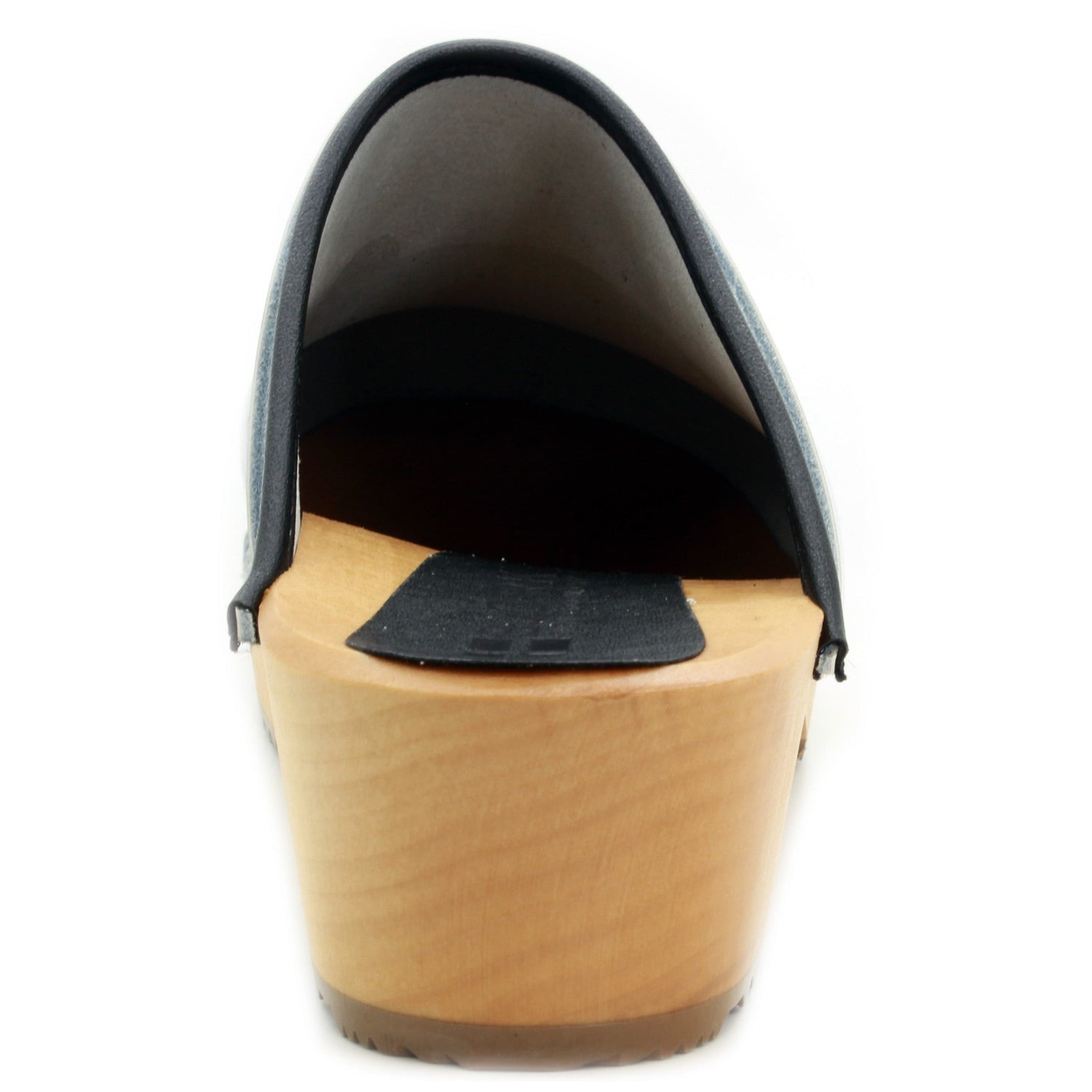 Agata Wood Open Back Leather Clogs – BJORK Swedish Comfort