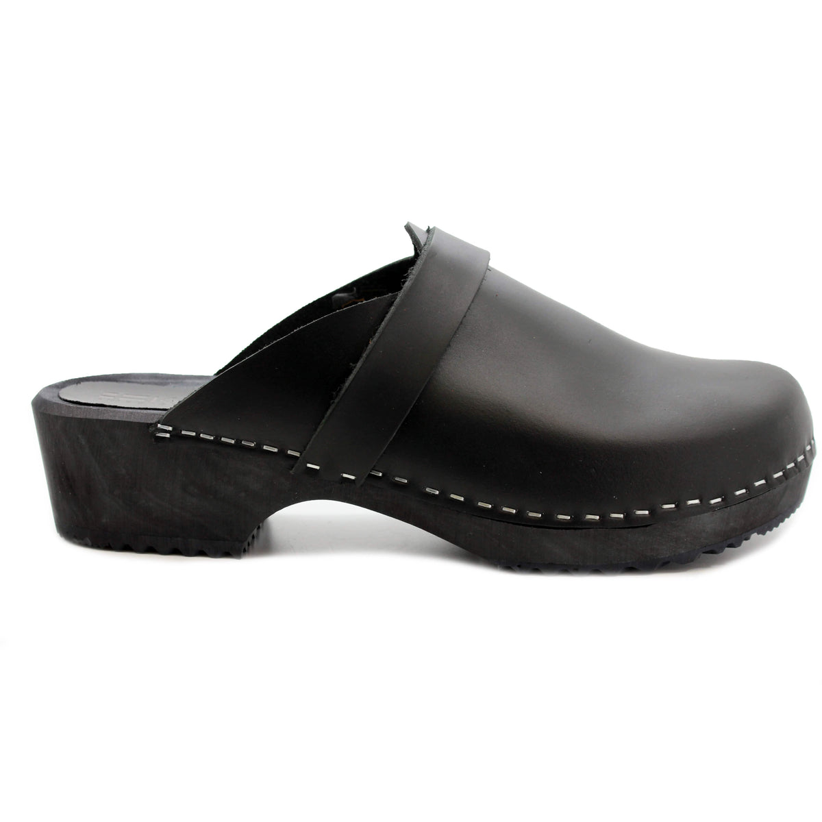 Men's Axel Leather Open Back Wooden Clogs – BJORK Swedish Comfort