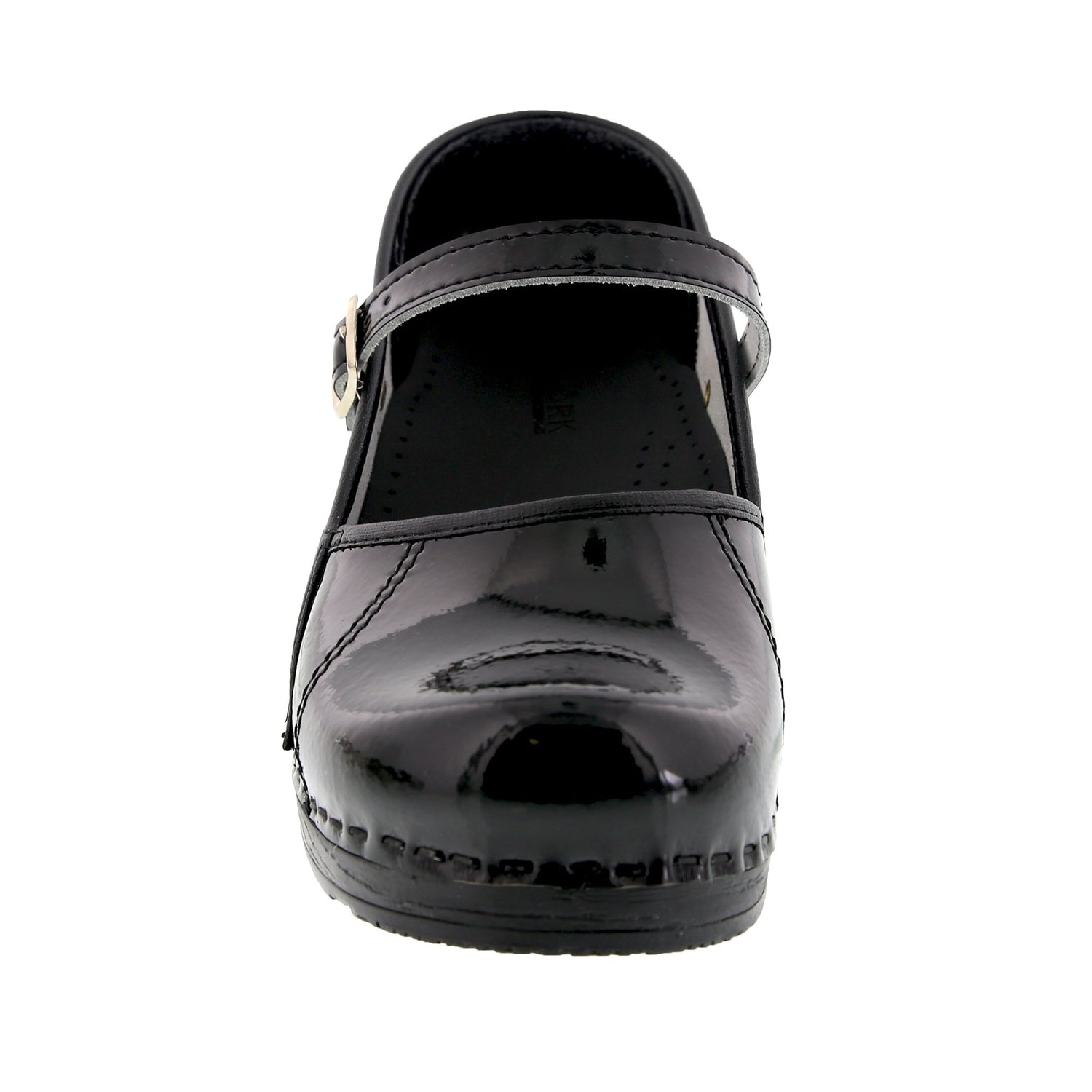 MARCELLA Mary Jane Black Patent Leather Clogs – BJORK Swedish Comfort