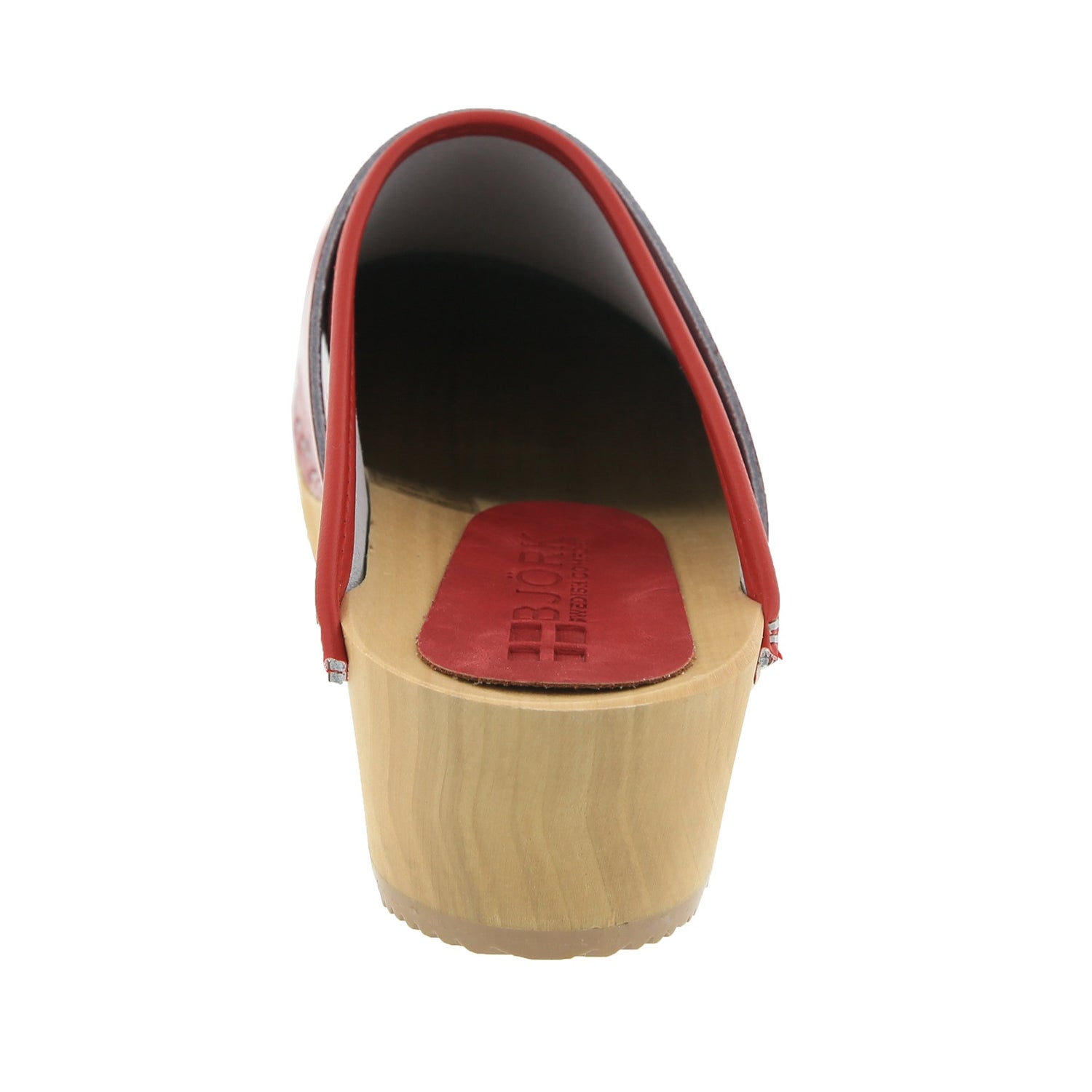 LEIA Wood Classic Open Back Patent Leather Clogs – BJORK Swedish Comfort