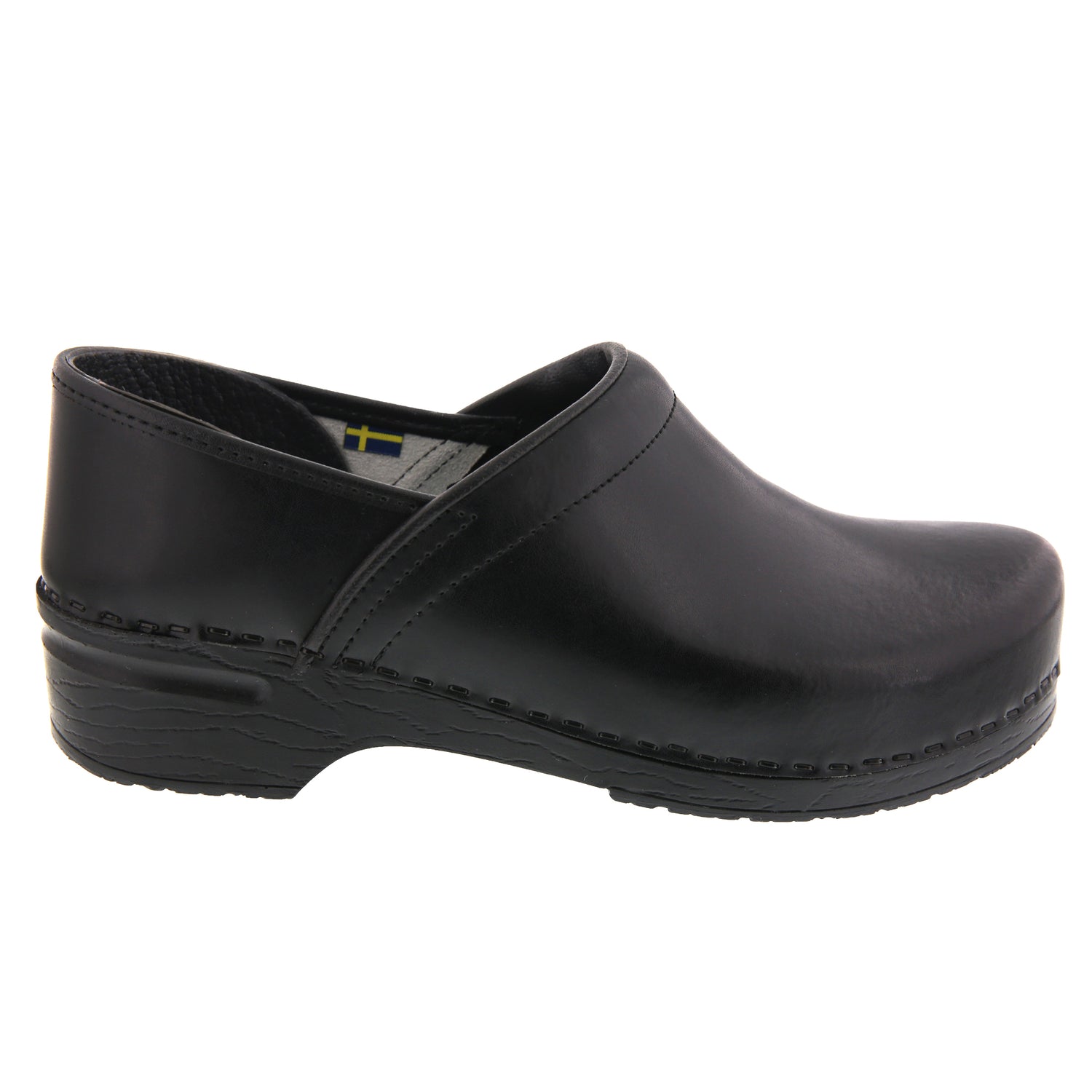 PROFESSIONAL Men's Black Cabrio Leather Clogs – BJORK Swedish Comfort