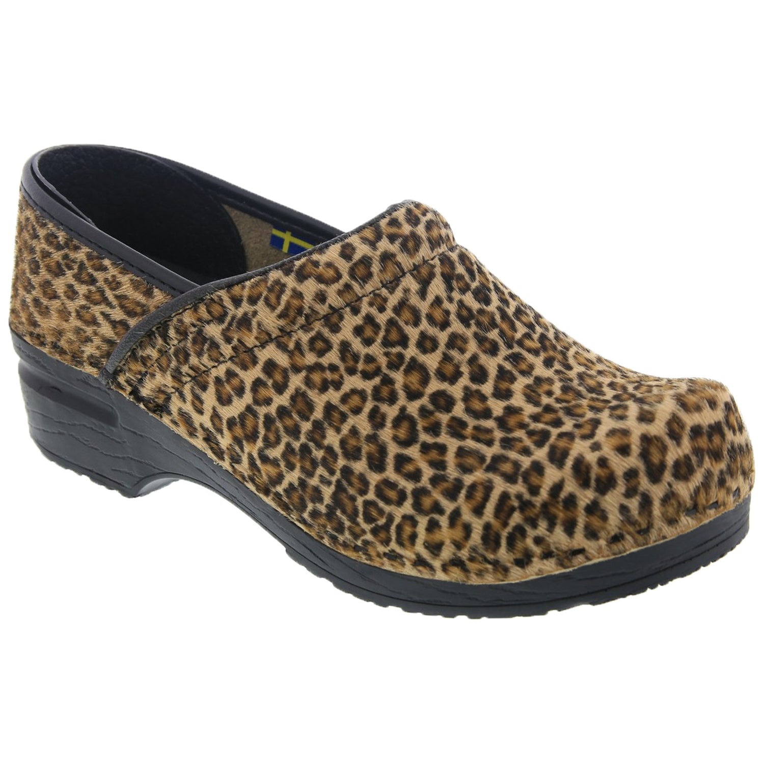 PROFESSIONAL Safari Collection Leather Clogs in Leopard – BJORK Swedish ...