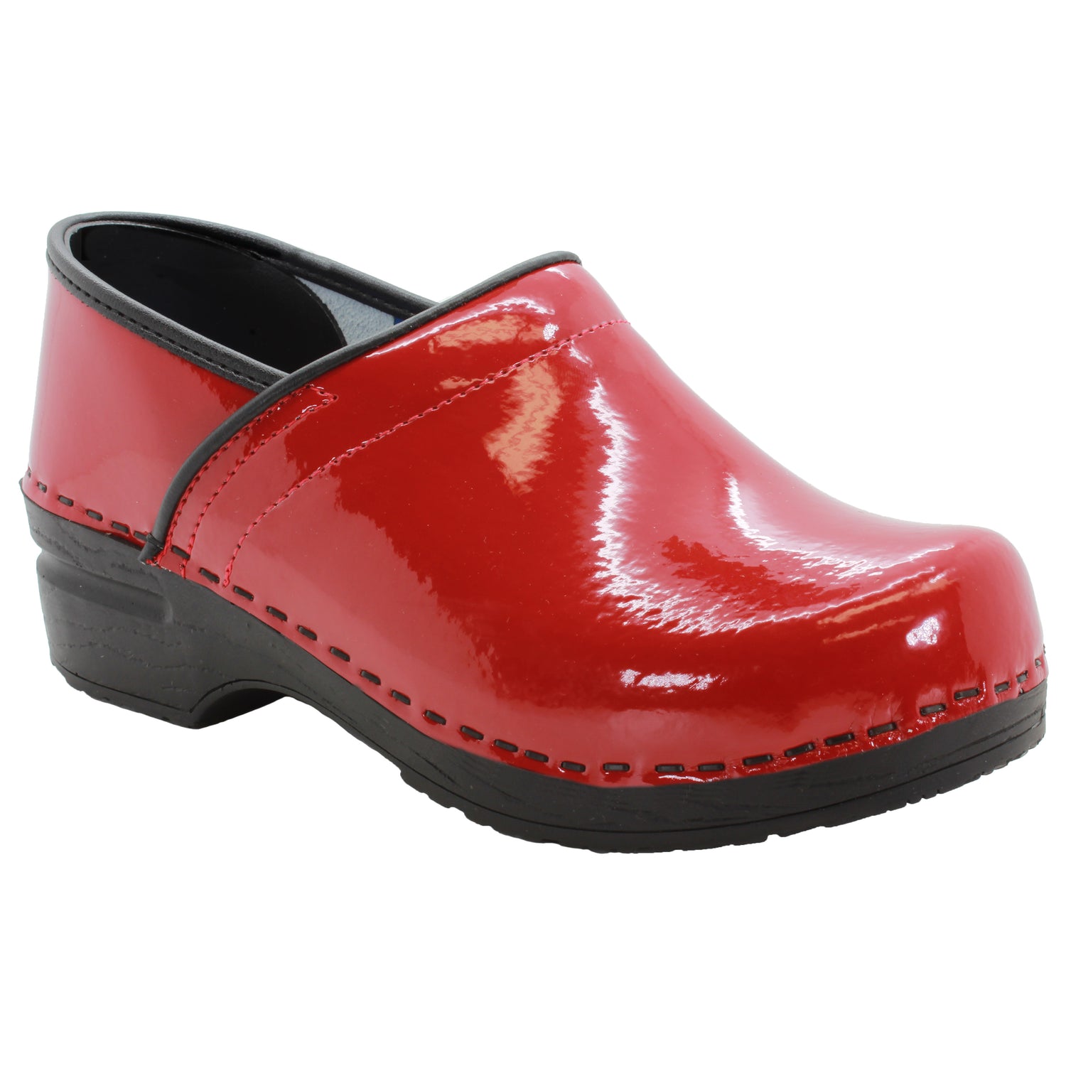PROFESSIONAL PLUS Women's Patent Leather Clogs – BJORK Swedish Comfort