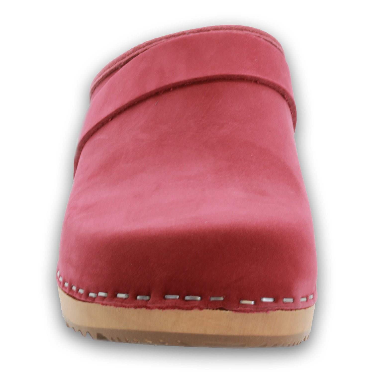 Maja Wood Open Back in Nubuck Leather – BJORK Swedish Comfort